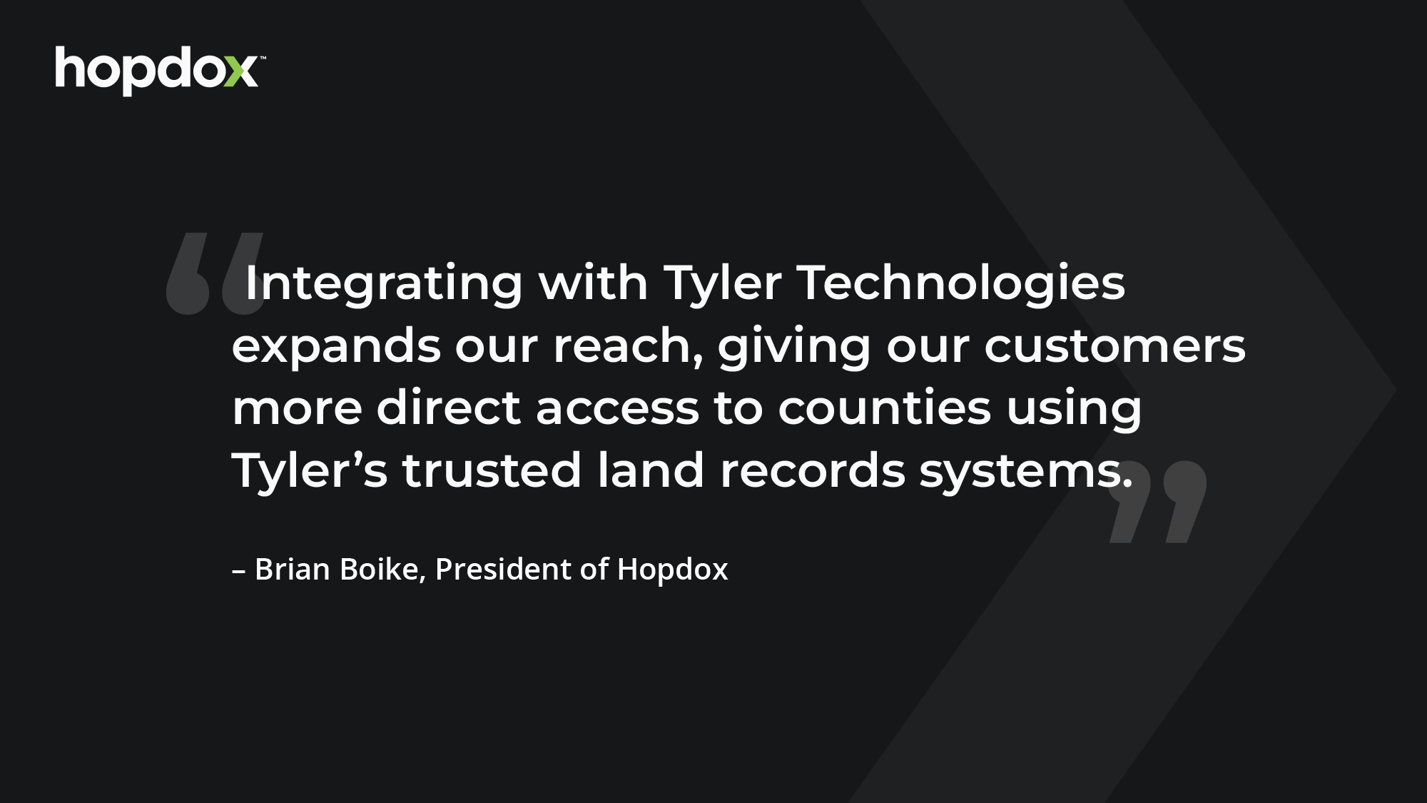 Hopdox Expands eRecording Access with Tyler Technologies Integration